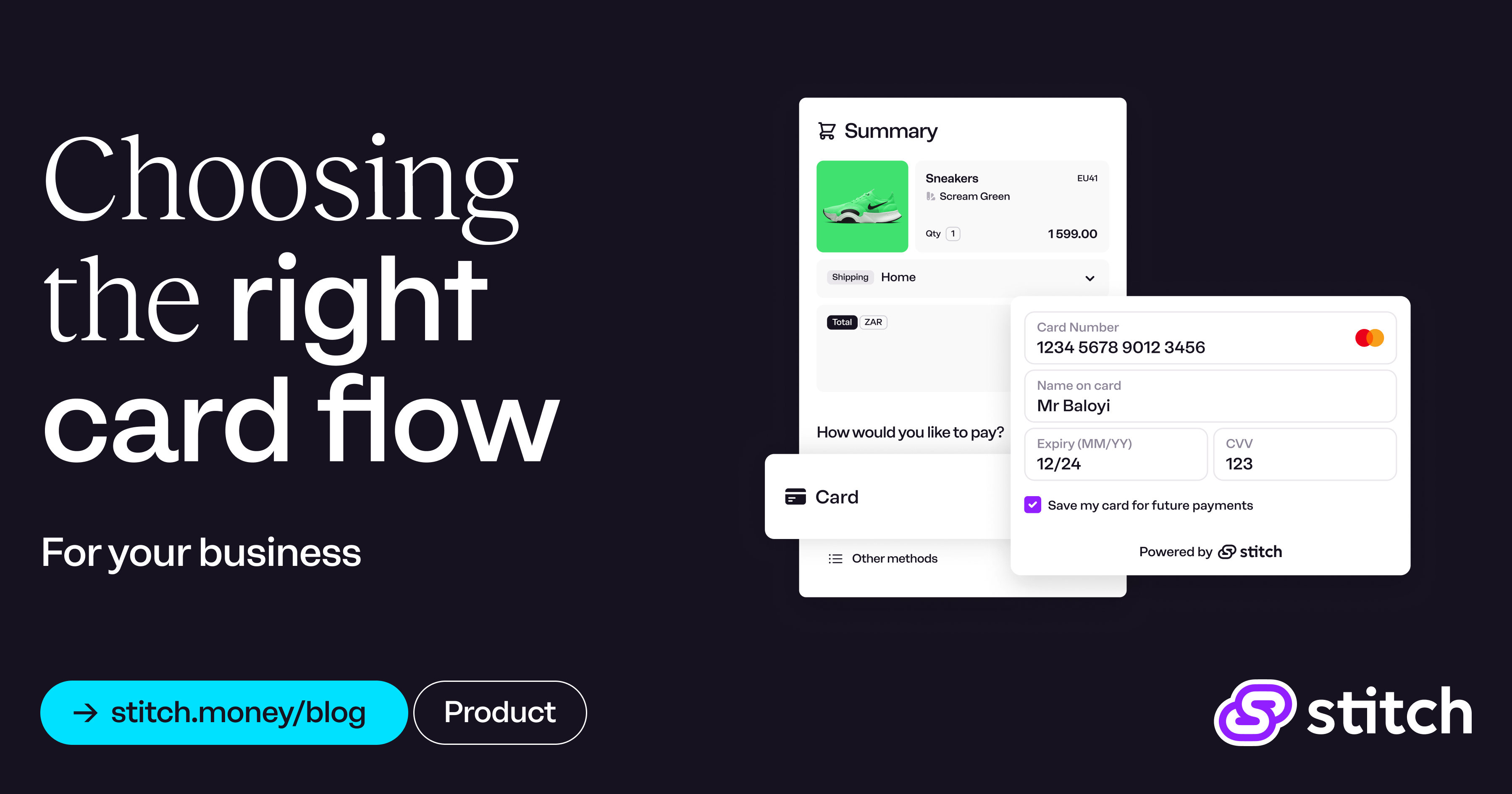 How to choose the right card payments flow for your business