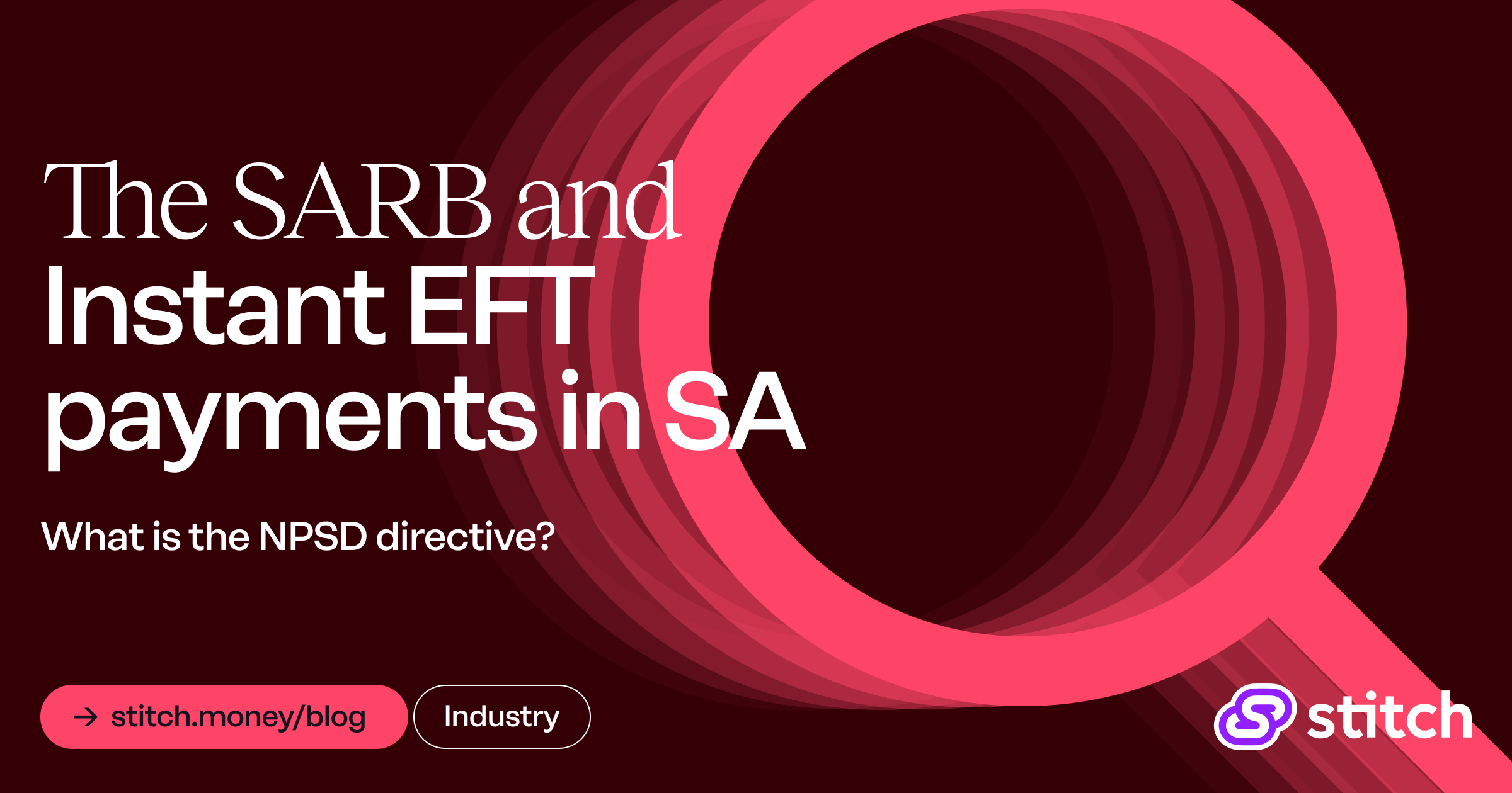 What is the SARB NSPD directive re: Instant EFT payments in South Africa?