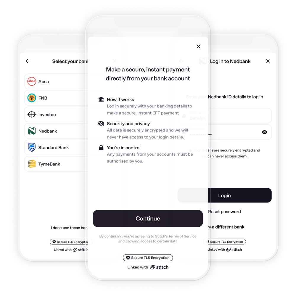 What is the SARB NSPD directive re: Instant EFT payments in South Africa?