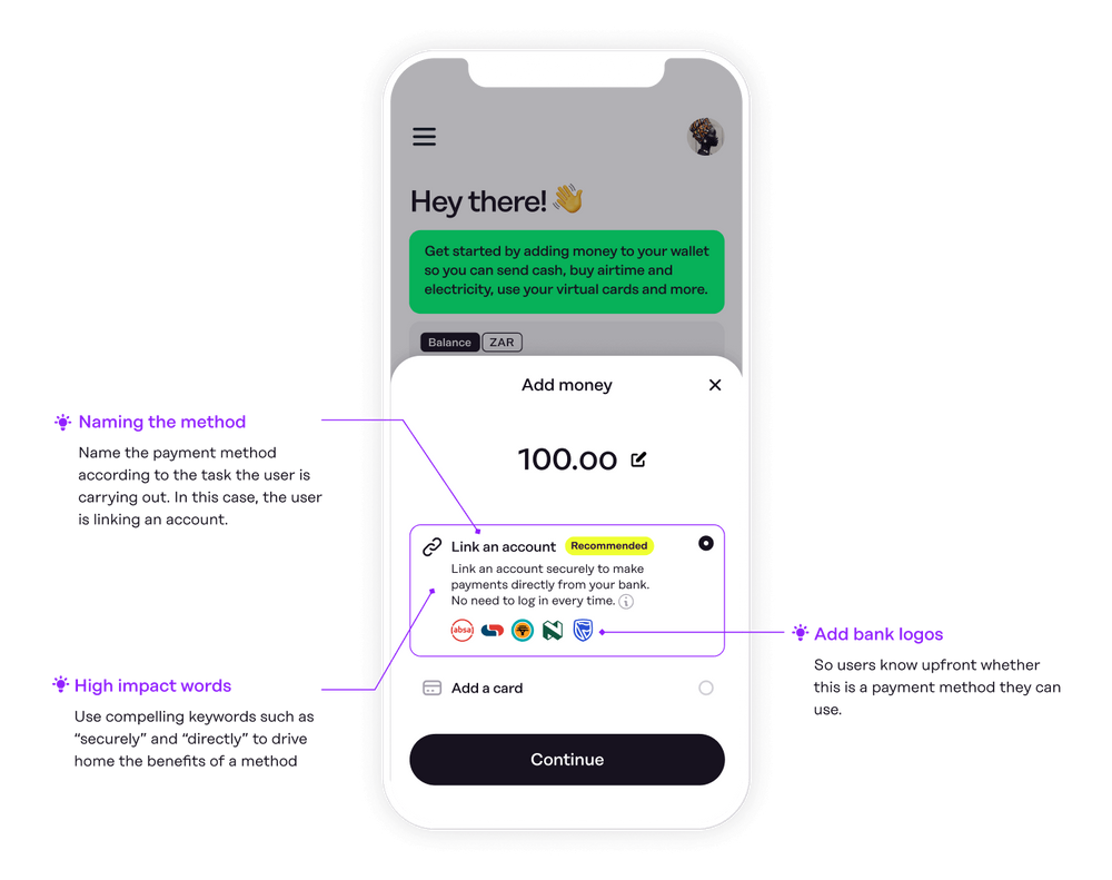 Optimise your payments journey: UI/UX best practices for LinkPay