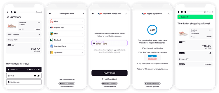 Capitec Pay: now available with Stitch