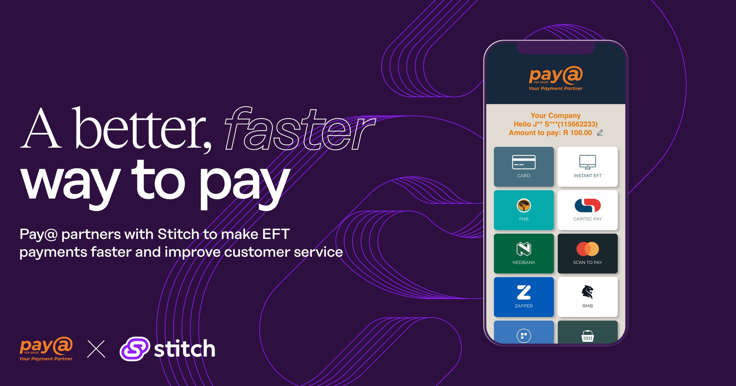 How Stitch works with Pay@ to increase Instant EFT conversion for real ...
