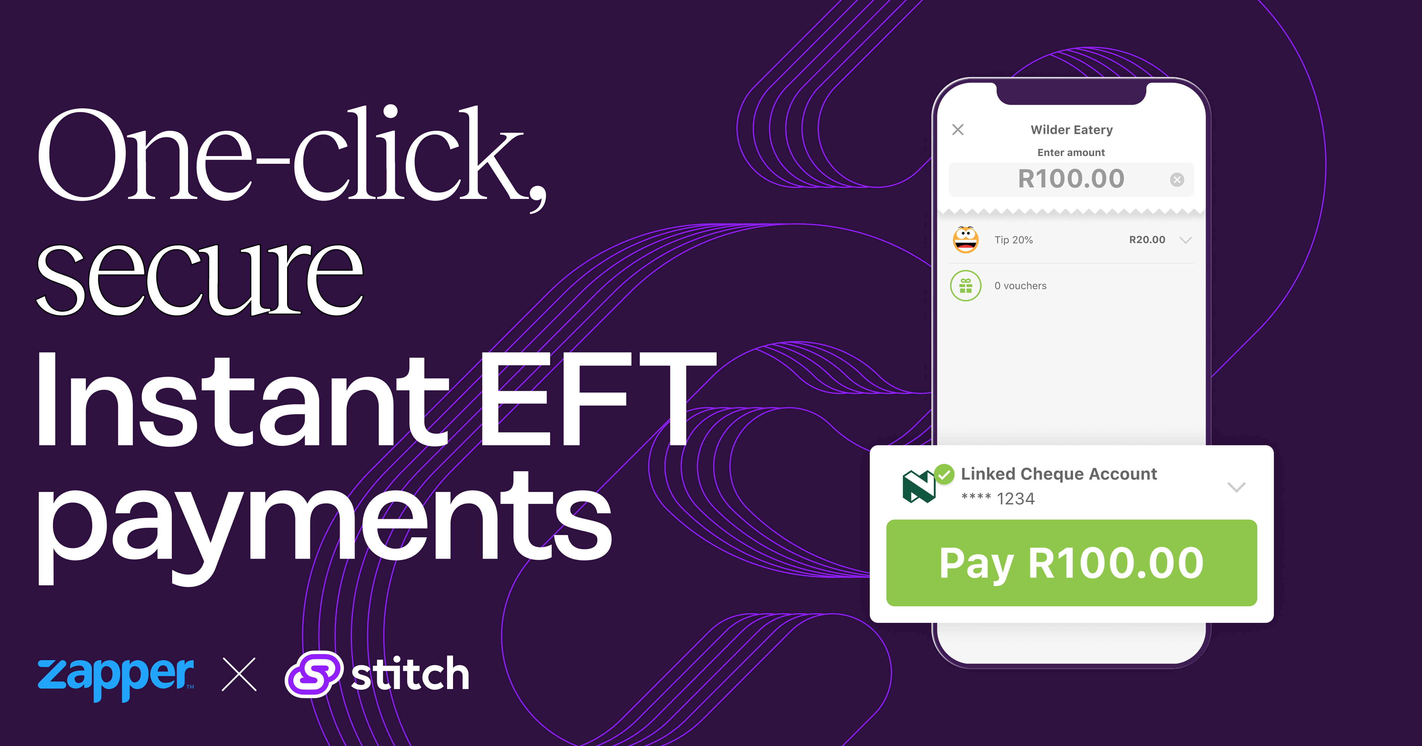 Zapper partners with Stitch to offer fast, secure one-click payments